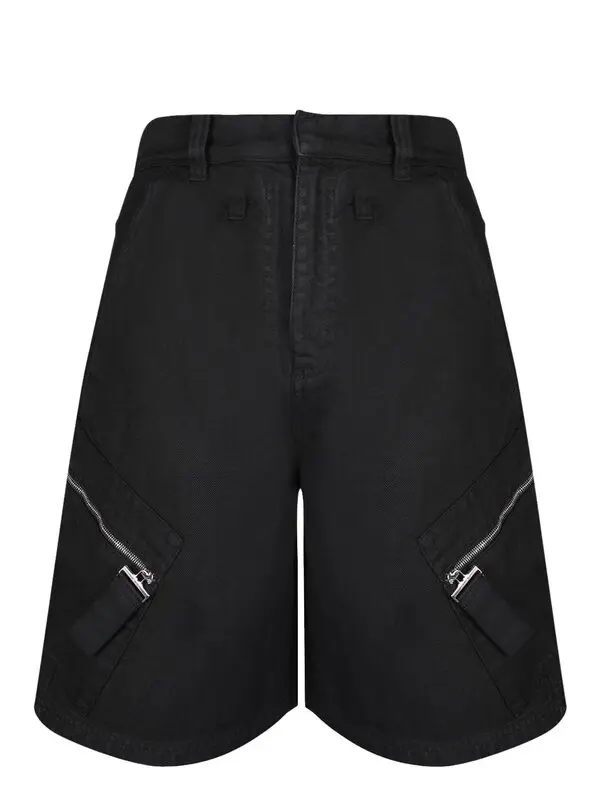 Jacquemus Cotton Bermuda Shorts - Black