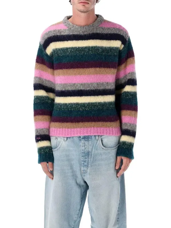 ERL Striped Alpaca-blend Sweater - Multicolor