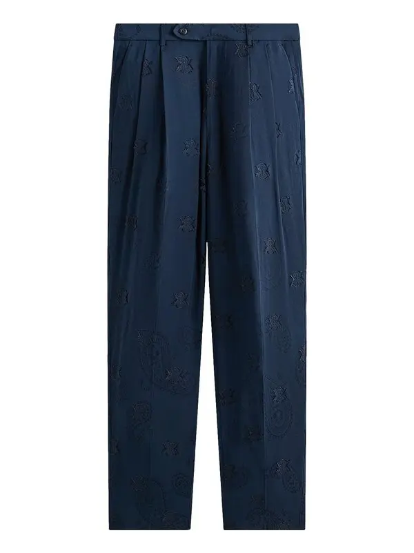 Kith Kylan Pleated Trousers - Blue