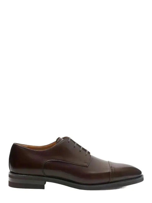 Bally Scribe Leather Oxford Shoes - Brown