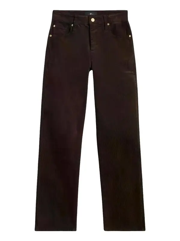 7 For All Mankind Corduroy Texture Jeans - Brown