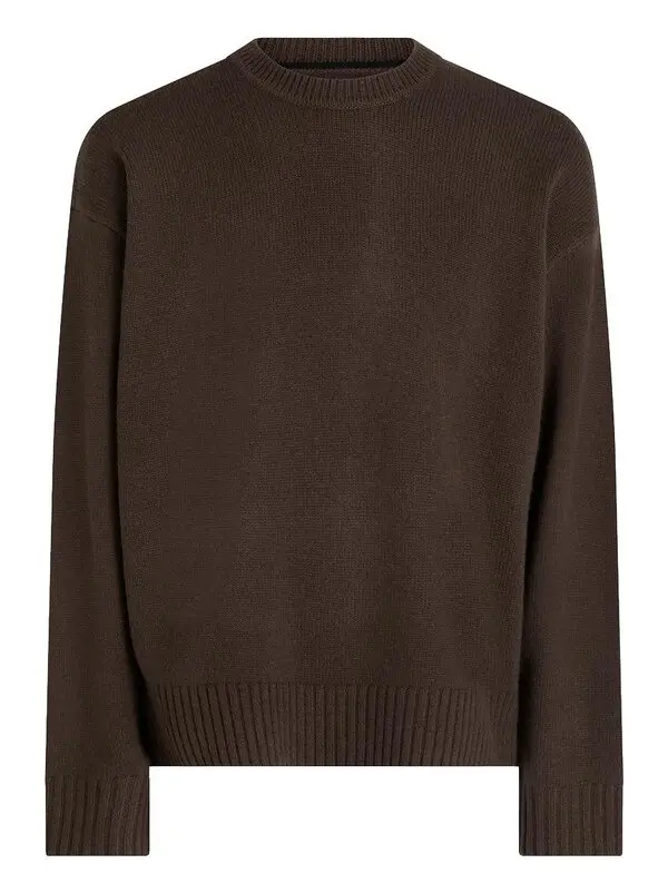 Rag & Bone Clarkson Wool Sweater - Chocolate