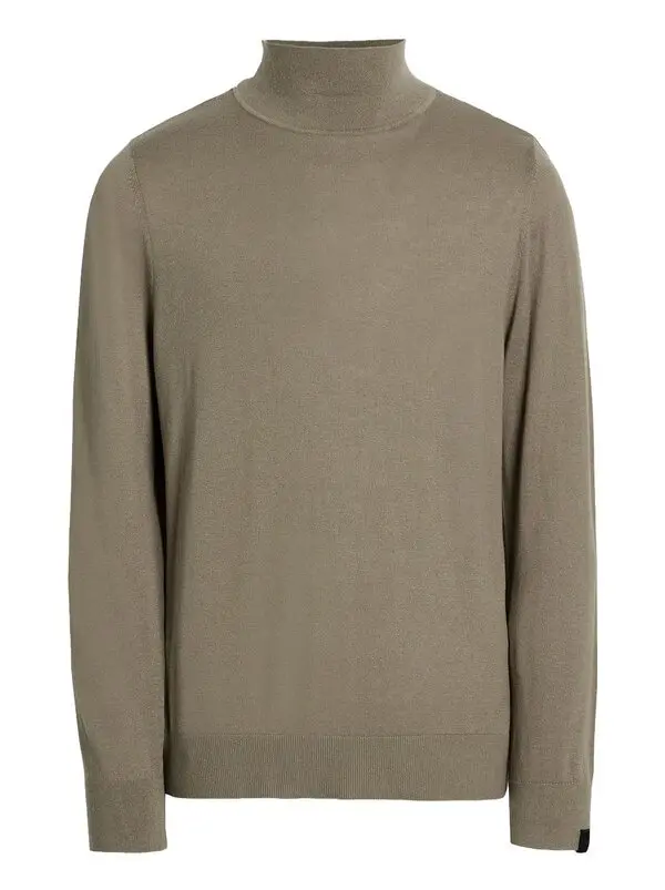 Rag & Bone Roy Knitted Turtleneck Sweater - Army Green