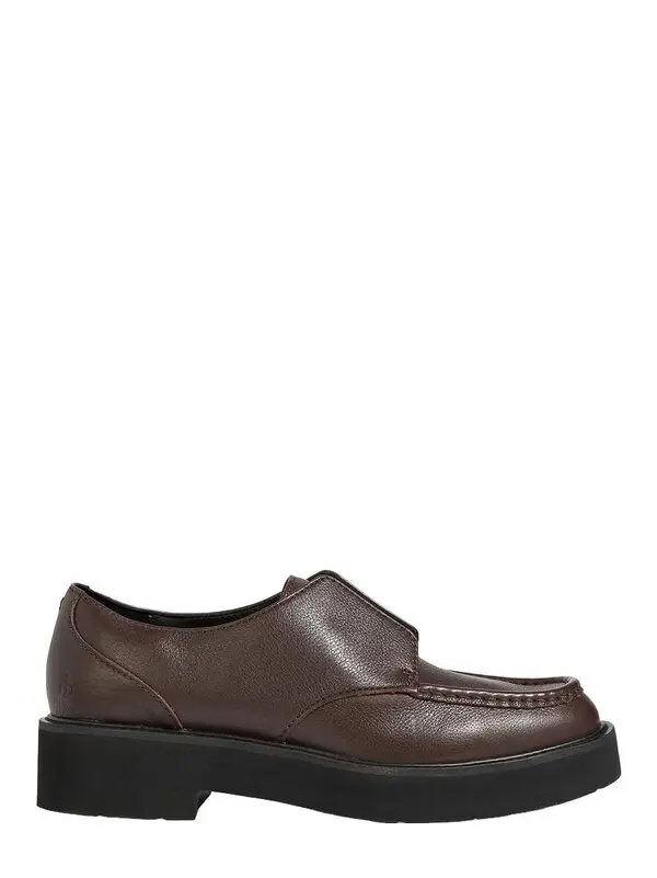 Rag & Bone Pebbled-leather Oxford Brogues - Dark Brown