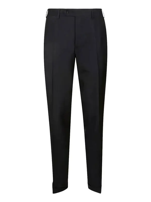 Canali American-pocket Wool Trousers - Blue