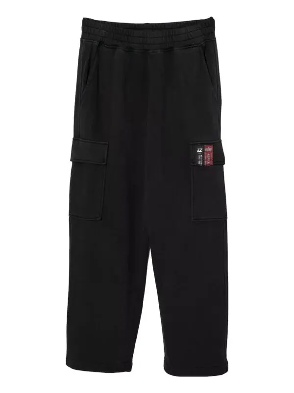 Izzue Logo-patch Trousers - Black