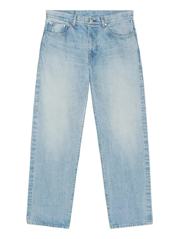 VOWELS Baggy Fit Denim Pant - Bleached Capsule
