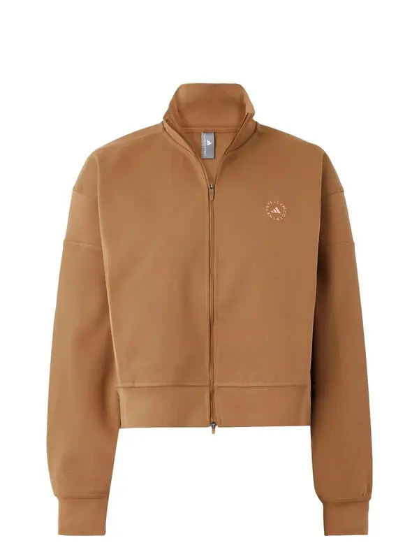 Adidas By Stella McCartney Printed Turtleneck Sweatshirt - Brown