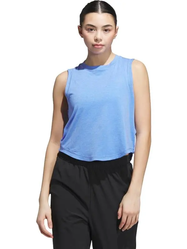 Adidas Designed For Train Workout Tank - Blue Fusion