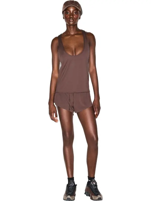 SKIMS Racerback Tank - Dark Sepia