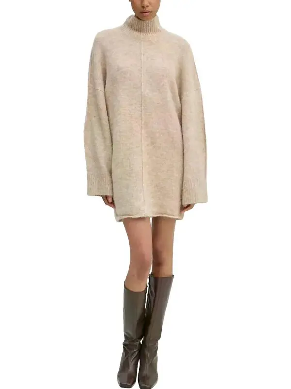 Day Birger Et Mikkelsen Turtleneck Midi Dress - Neutrals