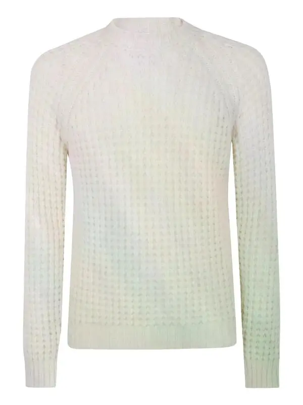 NUUR Textured Crew-neck Cashmere Sweater - Neutrals