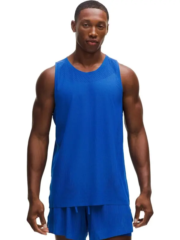 Lululemon Fast And Free Airflow Running Tank Top - Galactic Cobalt