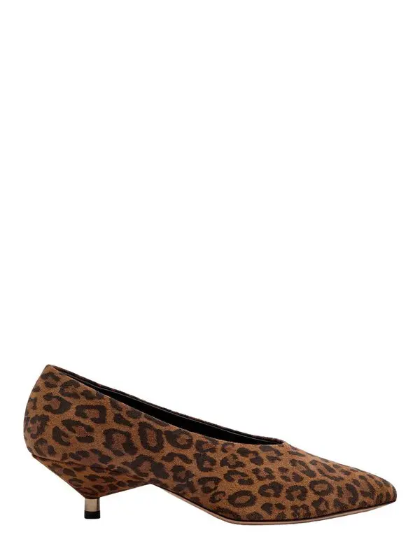 Isabel Marant Ebisa Print Suede Pumps - Leopard