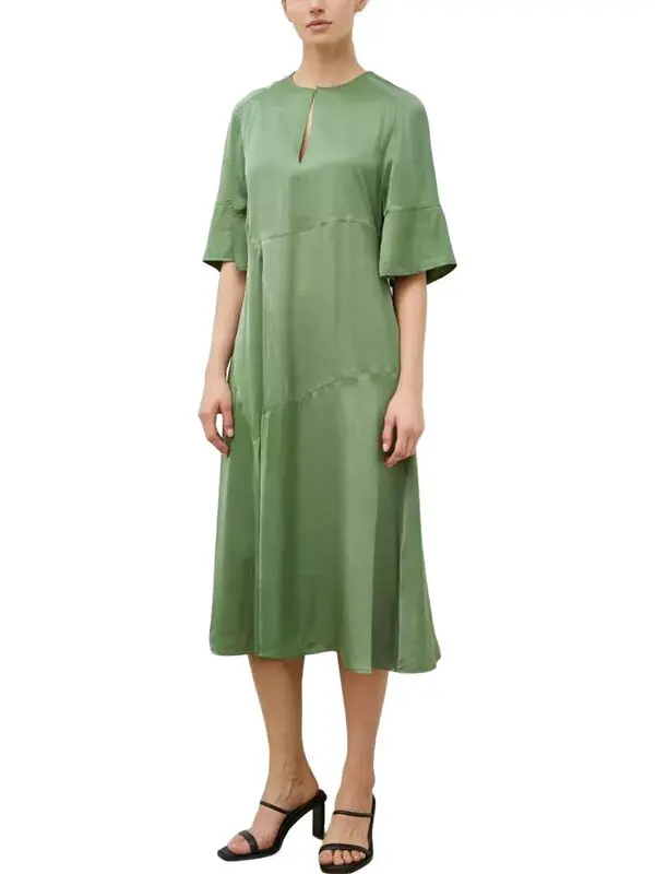 Day Birger Et Mikkelsen Keyhole-detail Midi Dress - Green