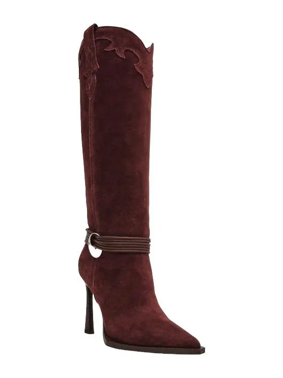 Steve Madden Kyndall Tall Boots - Rust Suede