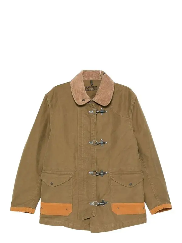 CHESAPEAKE'S Bedford Jacket With Ribbed Collar - Green