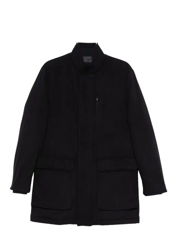 Corneliani Virgin Wool Coat - Blue