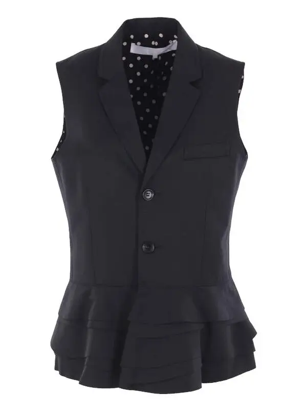 COMME DES GARÇONS TAO Tao Comme Des Garçons Single-breasted Vest - Black