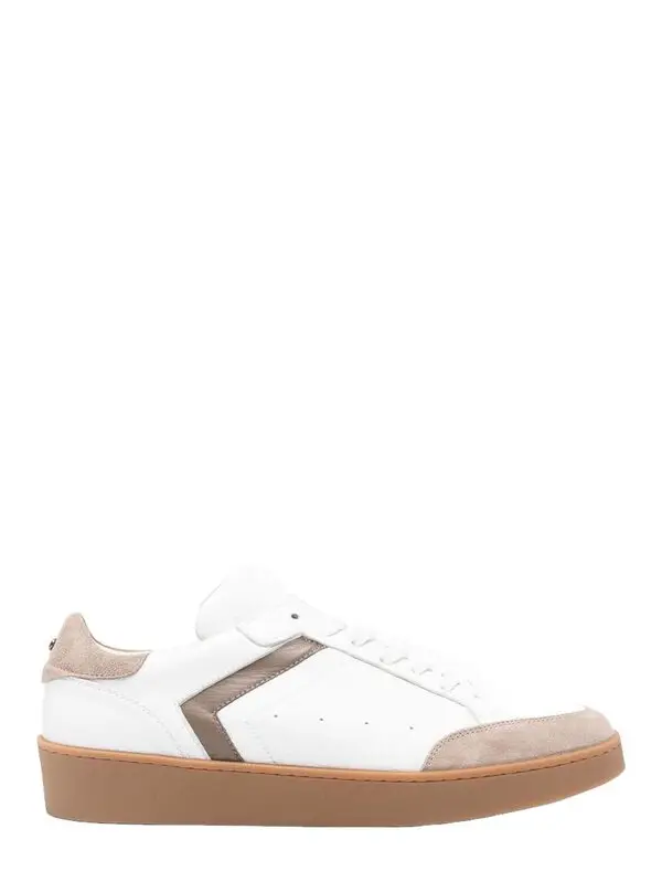 Canali Lace-up Sneakers - White