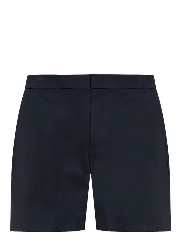 Theory Tailored Above-knee Length Shorts - Blue