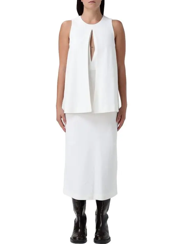 Liviana Conti Sleeveless Midi Dress - Grey