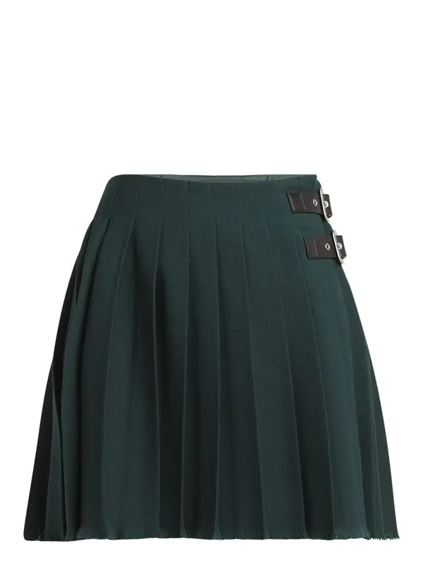 JIL SANDER Pleated Mini Kilt Skirt - Dark Petrol