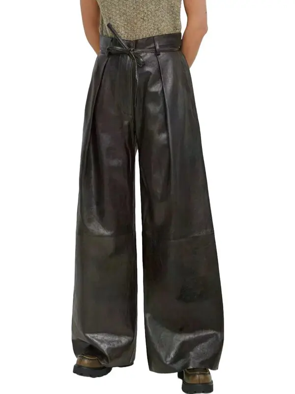 Day Birger Et Mikkelsen Ricardo Leather Trousers - Brown