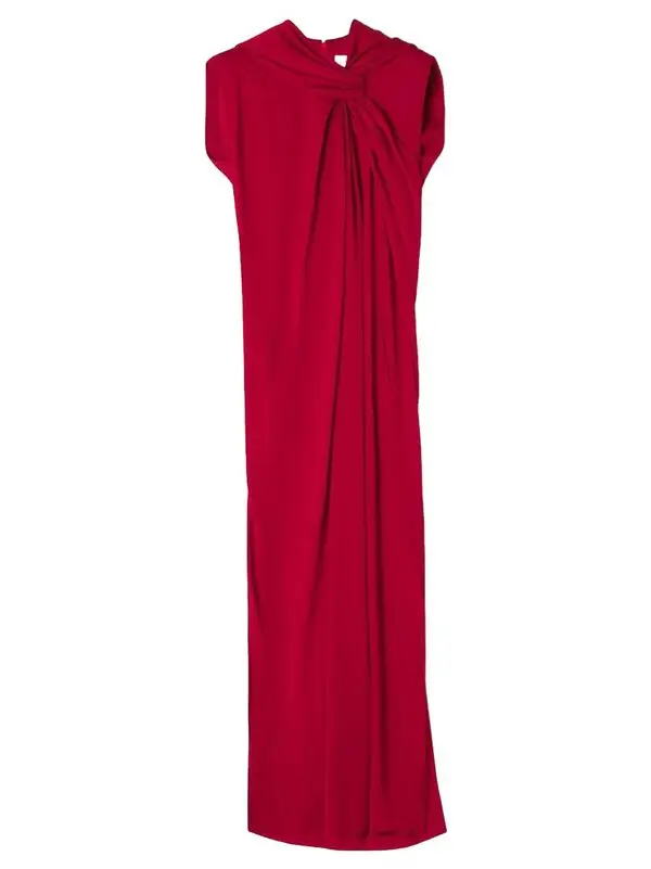 LANVIN Long Draped Dress - Red