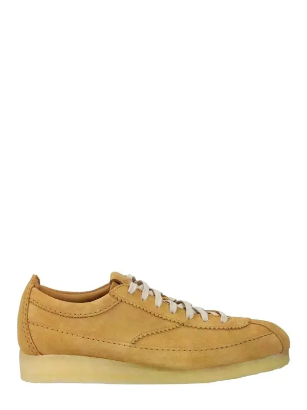 Clarks Topstitched Lace-up Sneakers - Neutrals