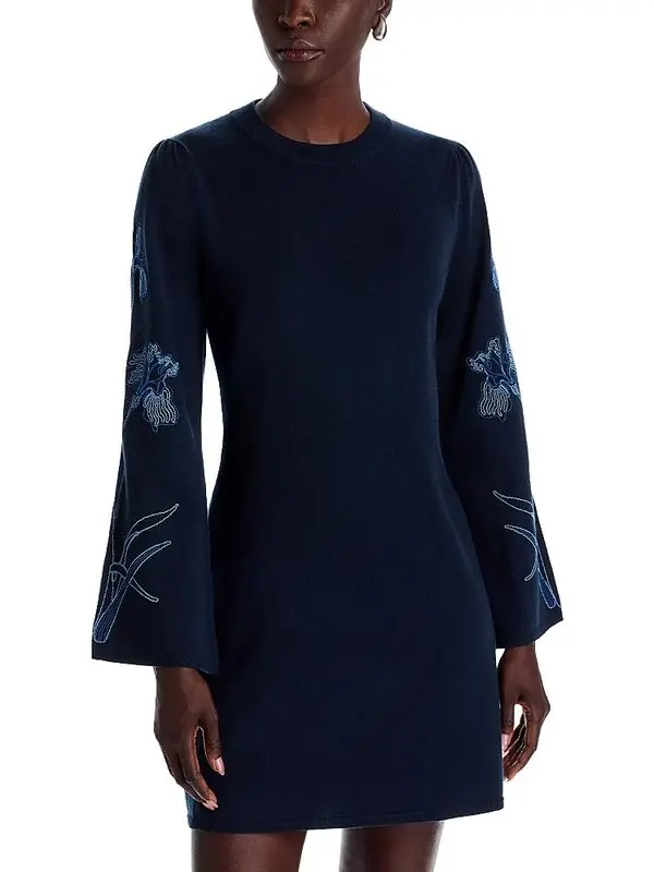 LA FEE MARABOUTEE Knit Mini Dress - Stormy