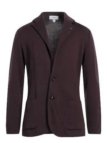 LARDINI Wool Knit Blazer - Purple