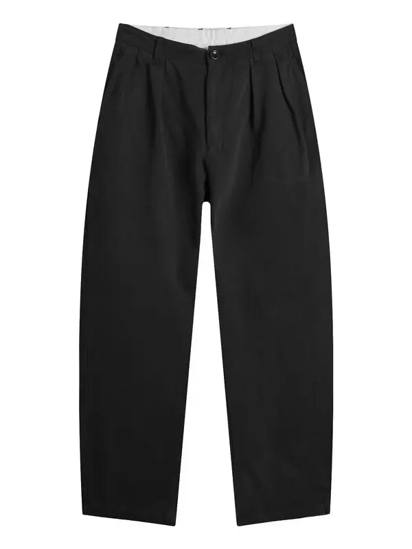 SERVICE WORKS Moleskin Part Timer Trousers - Black