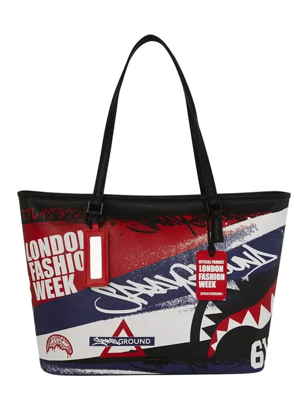 SPRAYGROUND London Fashion Week Runway Ready Tote Bag - Blue