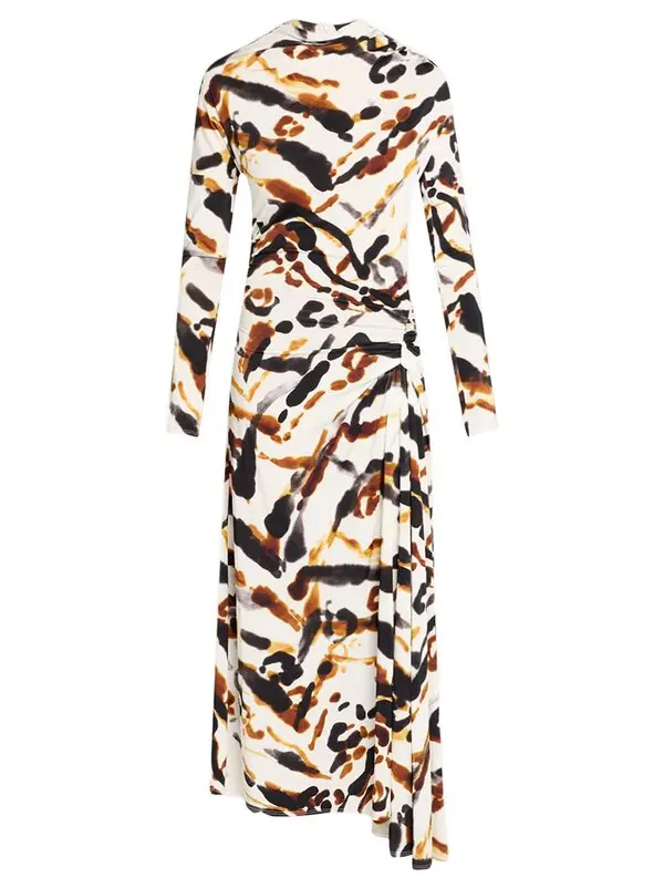 A.L.C. Lia Long-sleeve Maxi Dress - Multi Pattern