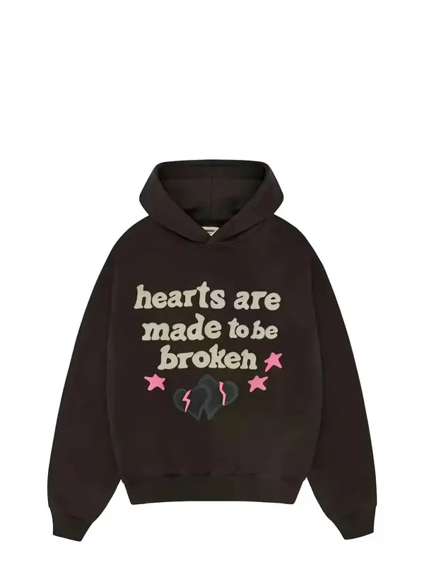 BROKEN PLANET Graphic-print Hoodie - Black