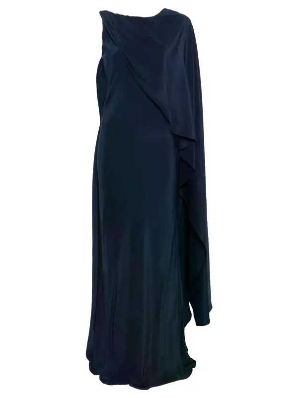 Erika Cavallini Asymmetric Hem Dress - Blue