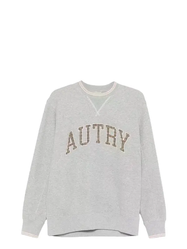 AUTRY Logo Crewneck Sweatshirt - Grey