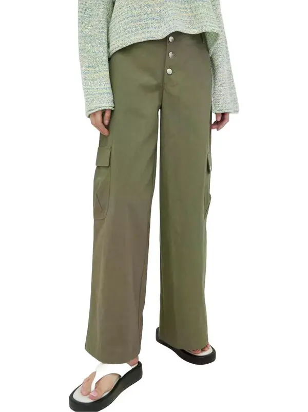 RÉSUMÉ Logo Cargo Trousers - Green