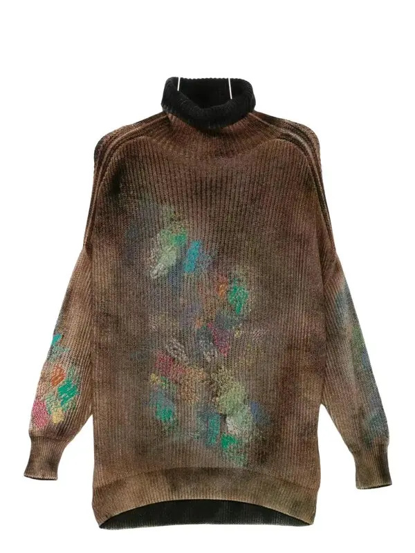 Avant Toi Roll-neck Sweater - Brown