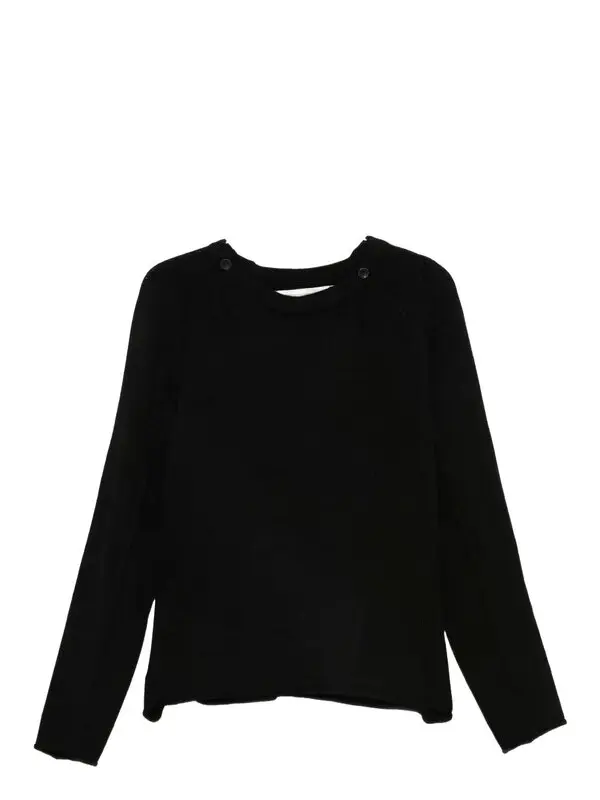 INDIVIDUAL SENTIMENTS Button-detailed Sweater - Black
