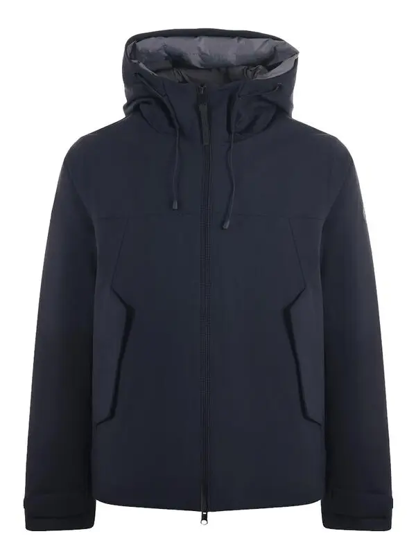 PEOPLE OF SHIBUYA Technical Stretch Fabric Jacket - Blue