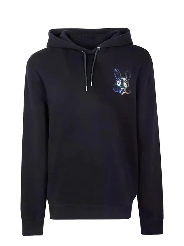 Paul Smith Graphic-print Hoodie - Black