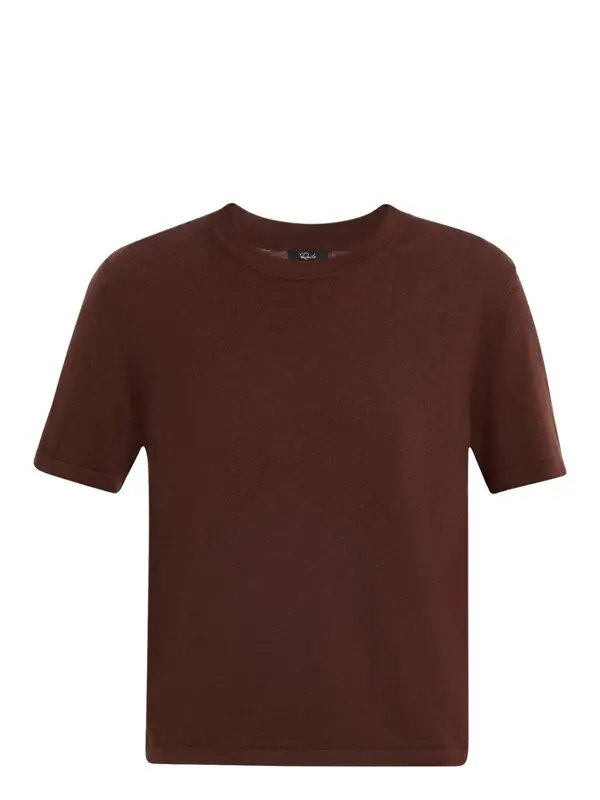 Rails Cashmere-blend T-shirt - Espresso
