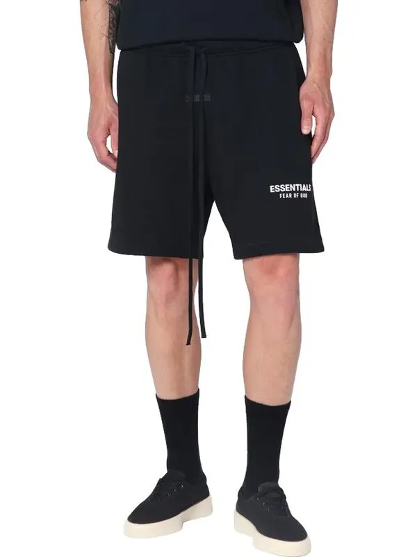 Fear Of God Logo Shorts - Black