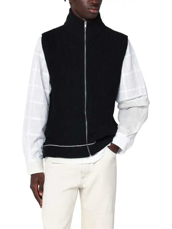 MAISON MARGIELA Knit Gilet - Black