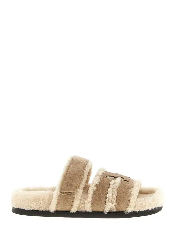 Tory Burch Ines Slides - Beige