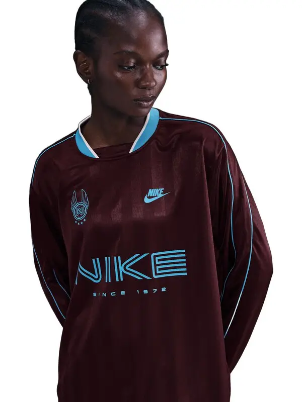 Nike Sportswear Long-sleeve Jersey Top - Red