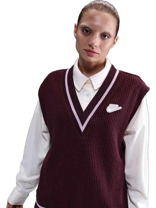 Nike Sportswear Waffle-knit Vest - Red