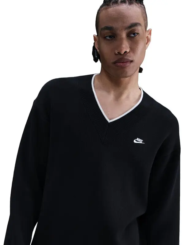 Nike Sportswear Club V-neck Sweater - Black